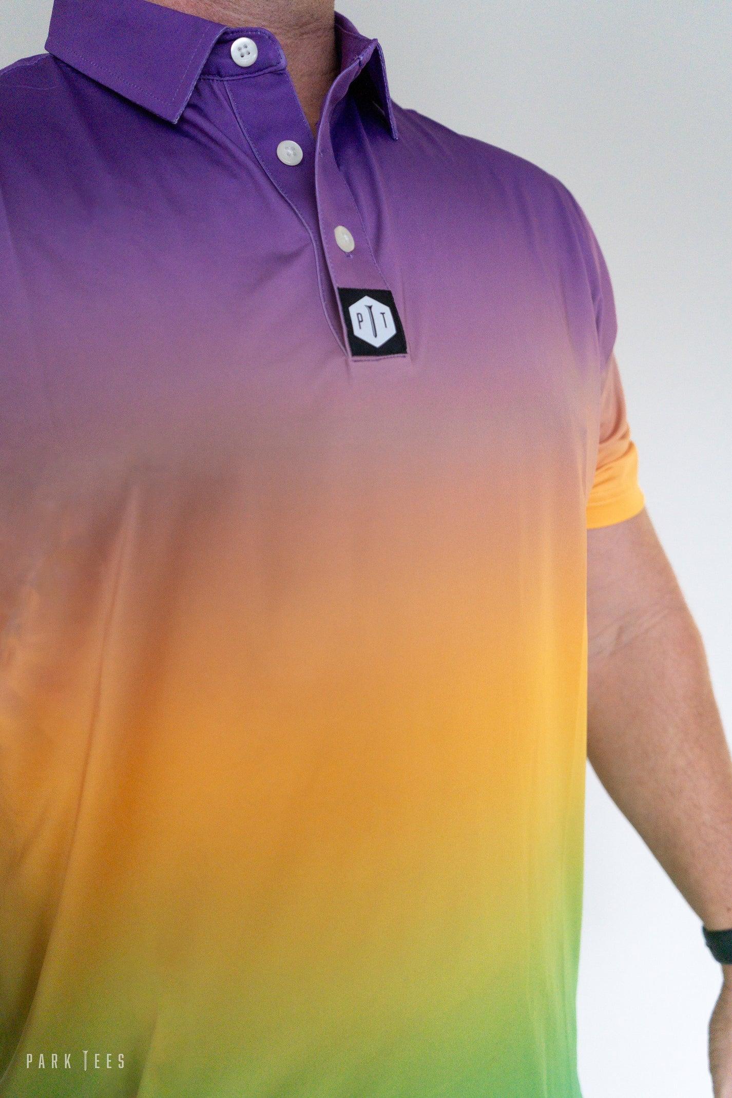 Mardi Gras Gradient Polo – PARK TEES