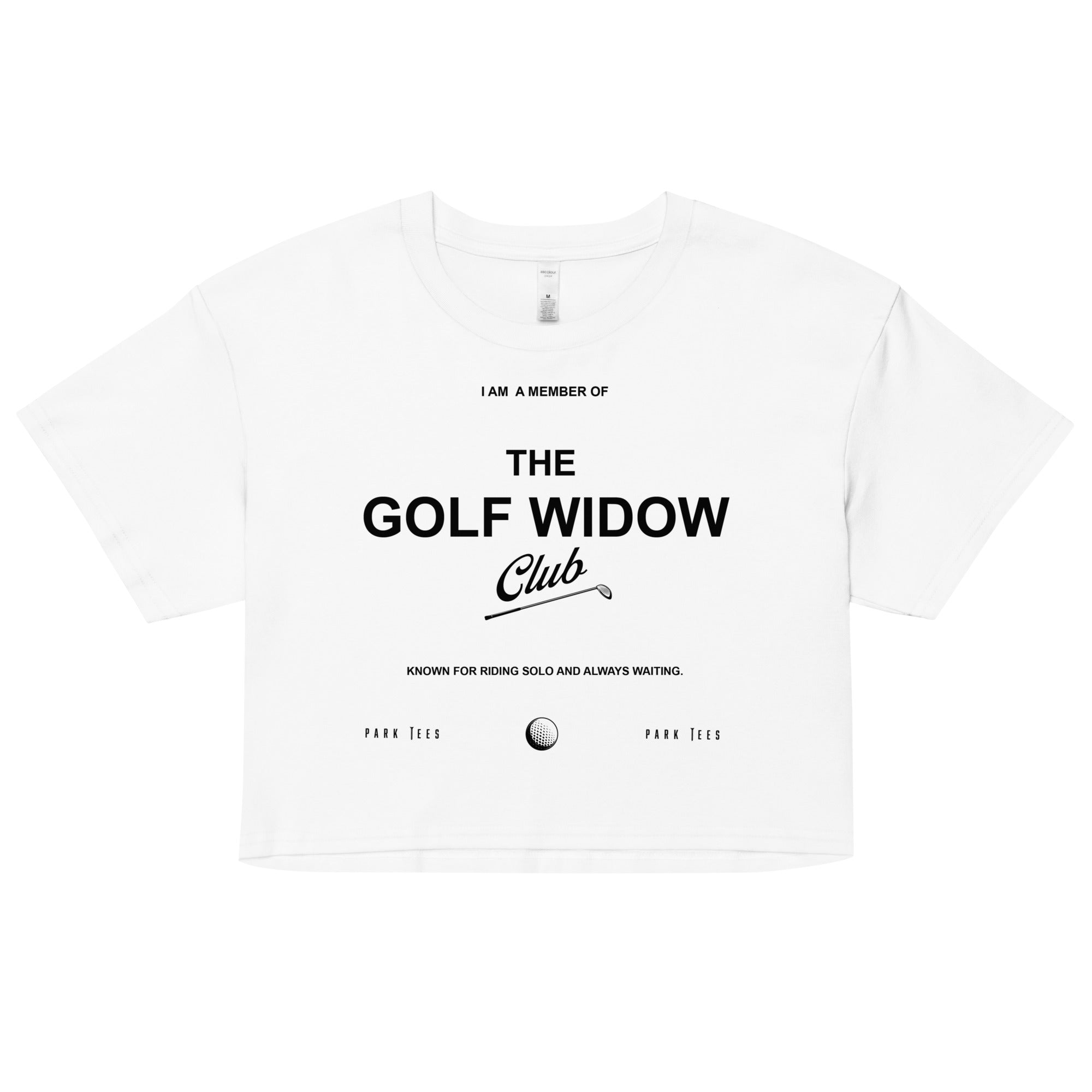 Golf Widow Club Crop Top – PARK TEES